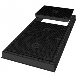 Solid Top Three Part Class D Access