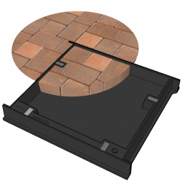 Single Part Paver Infill Access Covers